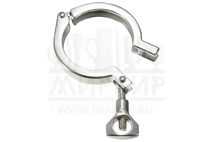 Хомут для кламп-соединения 2,5" без прокладки и патрубков купить в ...